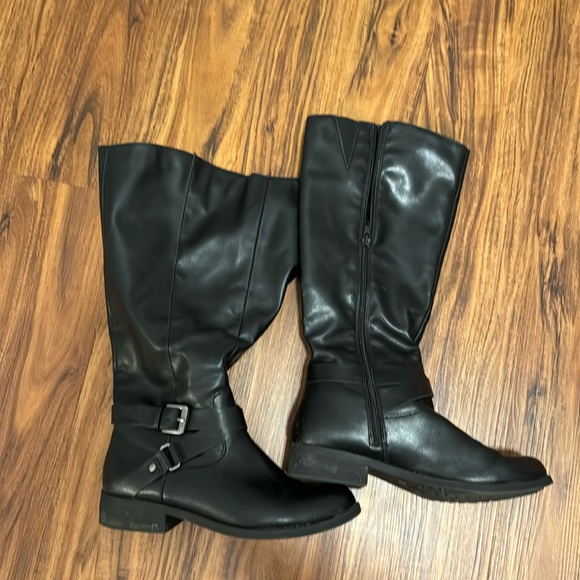 Shoes | Man Made Leather Boots | Poshmark